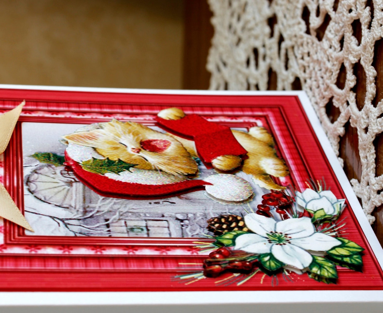 DIY Card Kit Handmade Christmas Card Christmas Greetings - Etsy