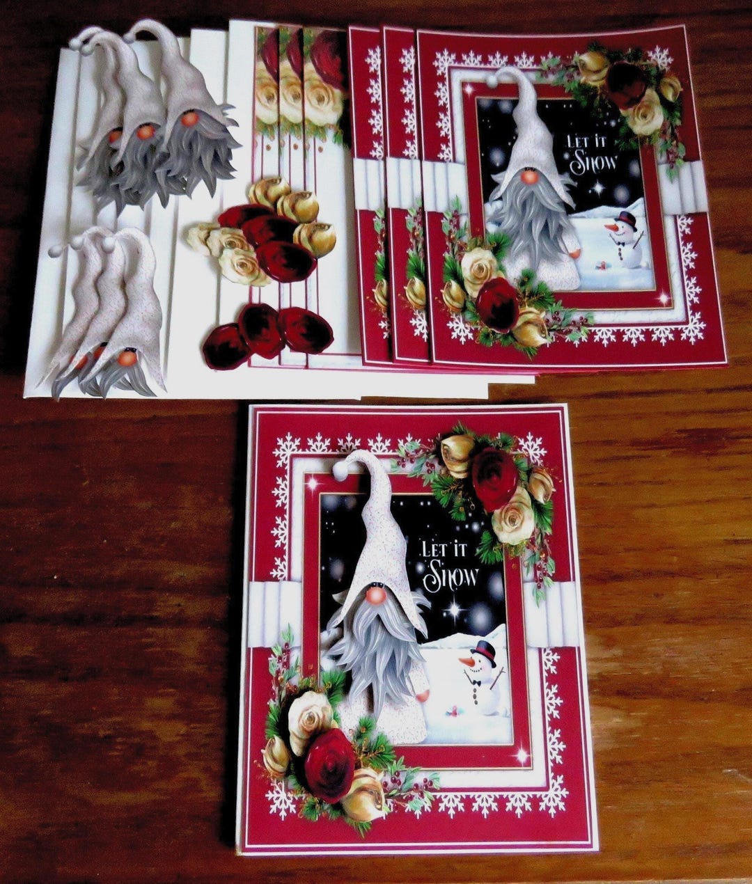 DIY Christmas Gnome Kit, Christmas Cards, Hanukkah Cards, Holiday Cards ...