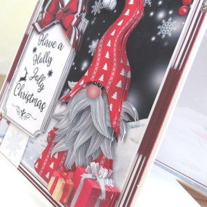 DIY Red Christmas Gnome Kit, Christmas Cards, Merry Christmas, Holiday ...