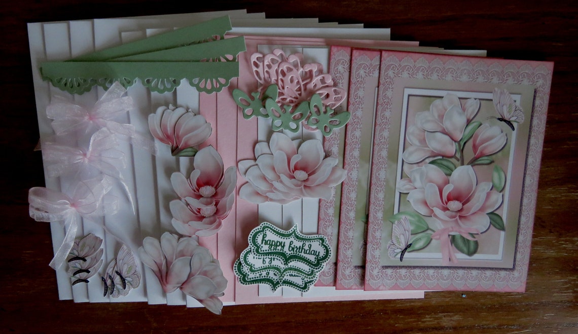 All Occasion Card Kit Handmade Card Kit Thinking of You - Etsy