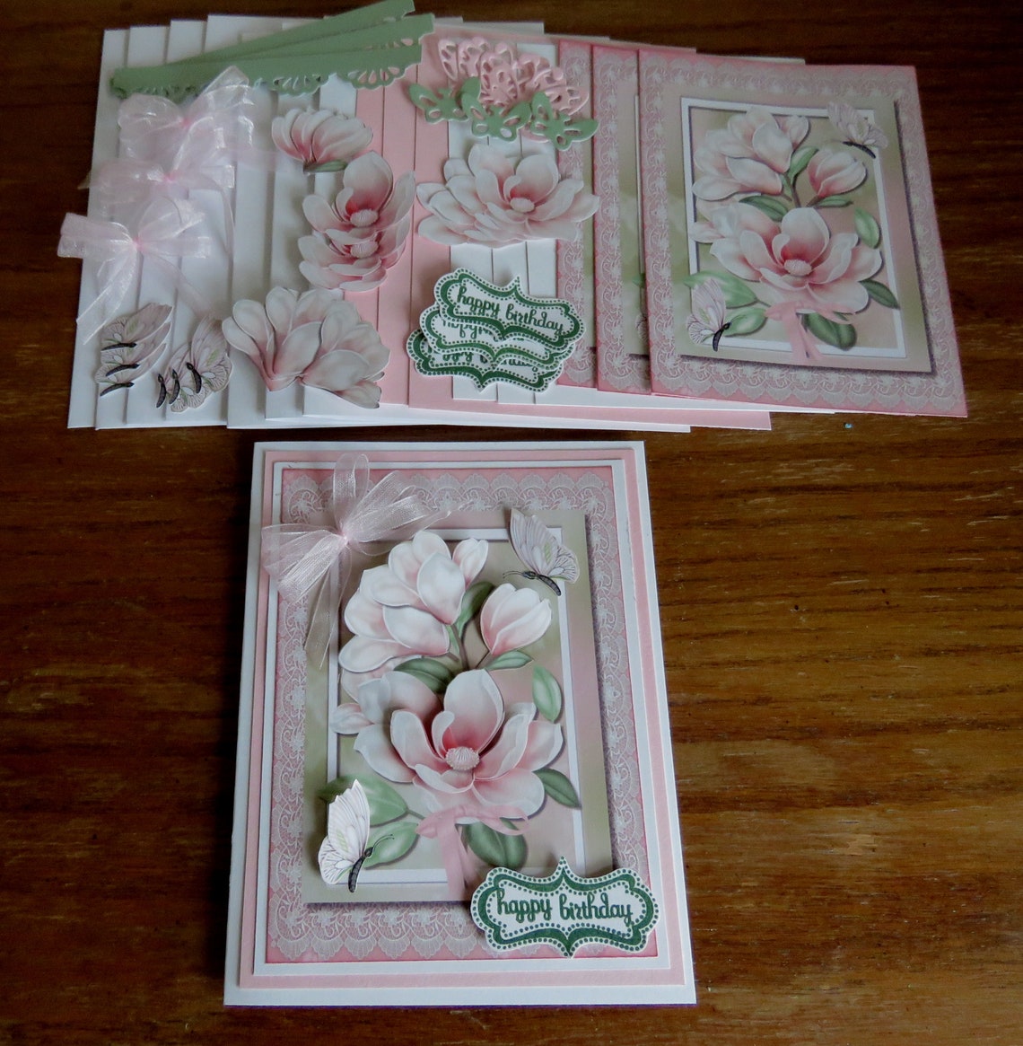 All Occasion Card Kit Handmade Card Kit Thinking of You - Etsy