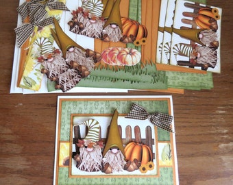 DIY Card Kit Handmade Autumn Greeting Card All Occasion - Etsy