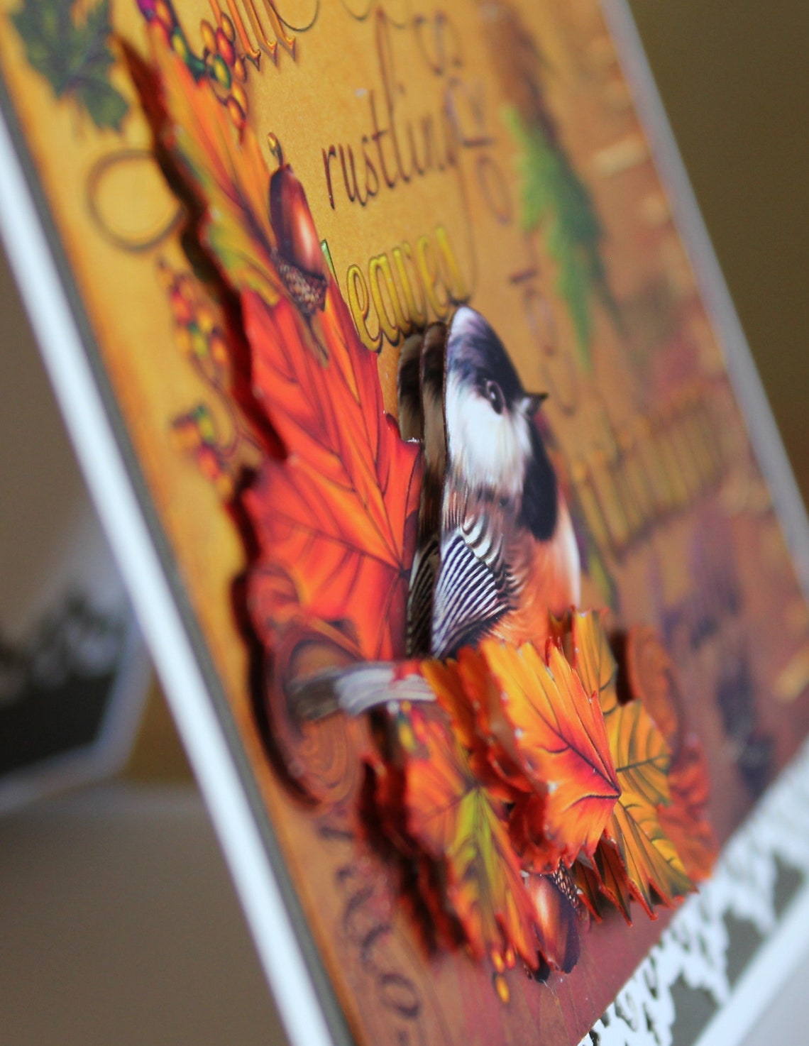 DIY Card Kit Handmade Autumn Greeting Card All Occasion - Etsy