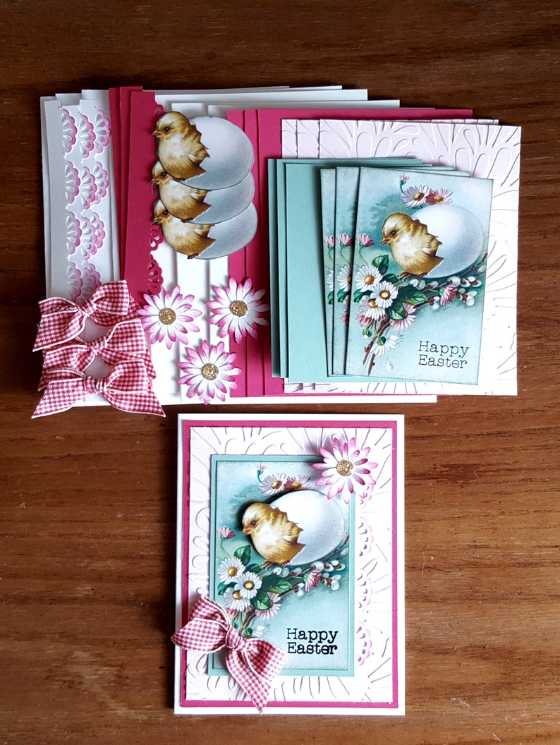 DIY Card Kit Easter Card Kit Easter Blessings Happy Easter | Etsy