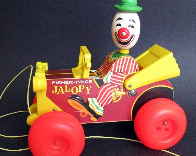 1960s Vintage Fisher Price Jolly Jalopy - Etsy