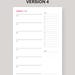 Weekly Planner Bold Modern Printable & Digital | 4 Designs in 5 Sizes ...
