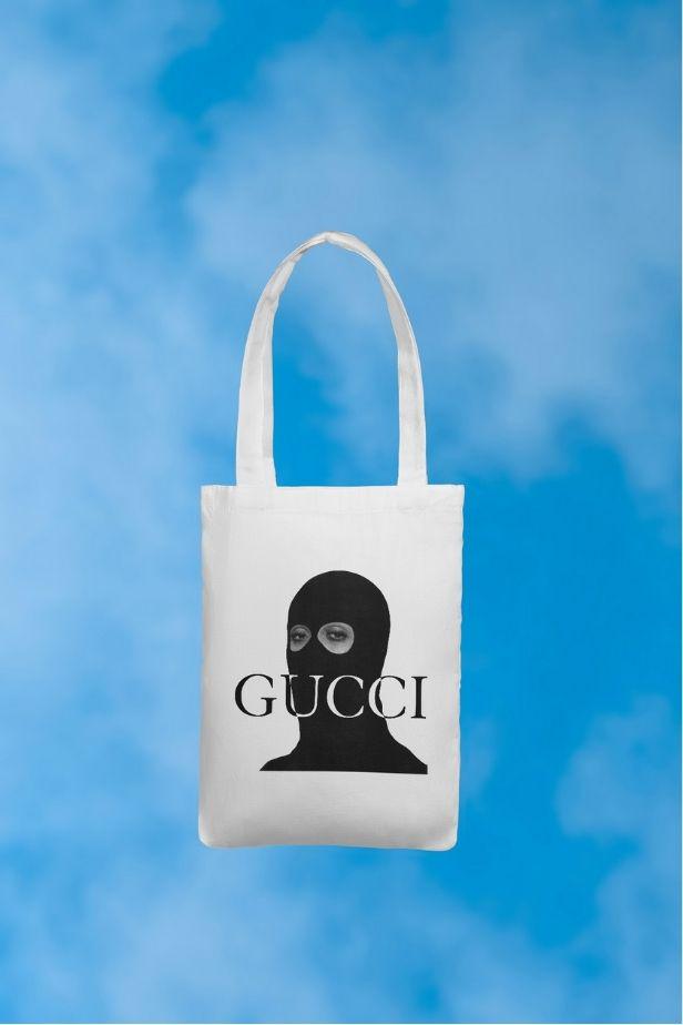 Gucci Digital Art, Gucci Balaclava Poster, Digital Gucci Design, Woman ...