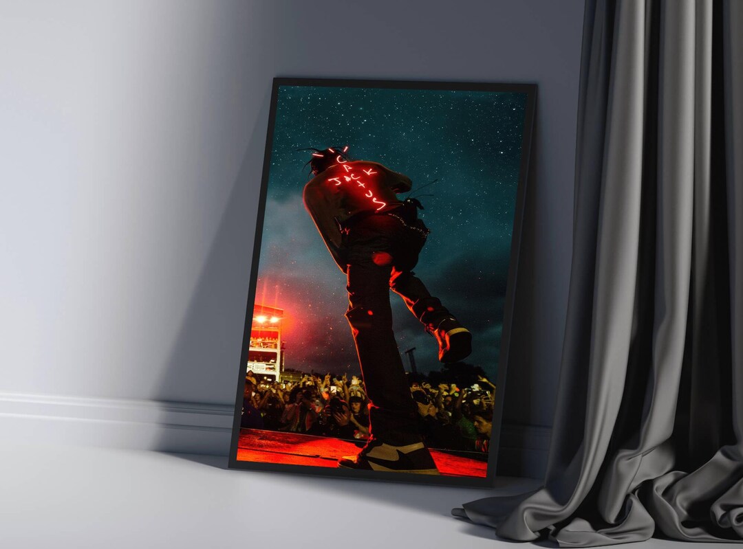 Travis Scott Poster, Travis Scott Digital Download Print, Gift for ...