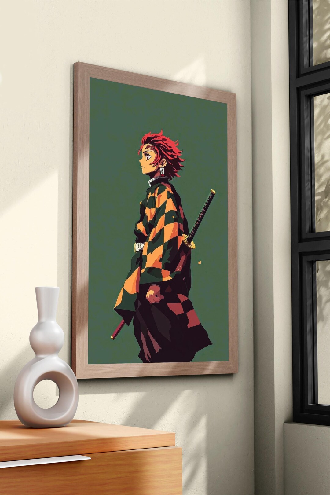 Demon Slayer Poster, Demon Slayer Tanjiro Kamado Digital Download Print ...