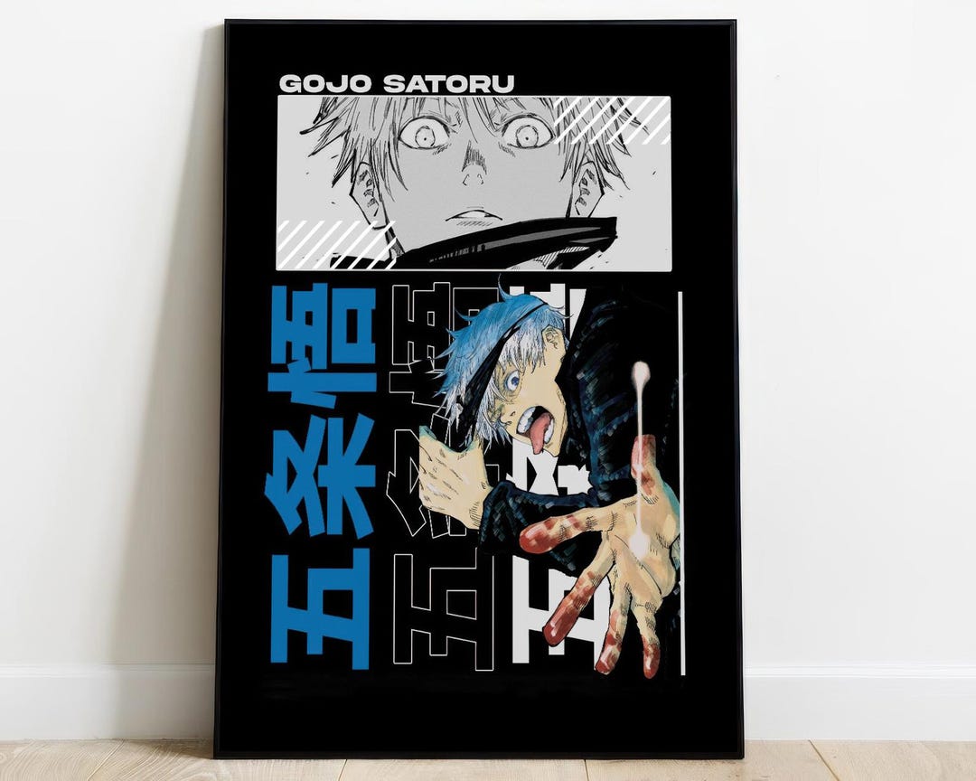 Satoru Gojo Digital Download Print, Digital Satoru Gojo Anime Gifts ...