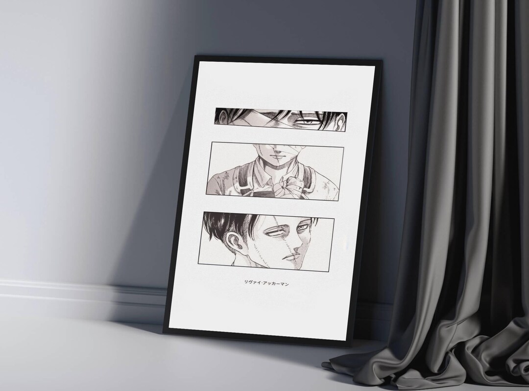 Levi Ackerman Shingeki No Kyojin Digital Download Print, Levi Ackerman ...
