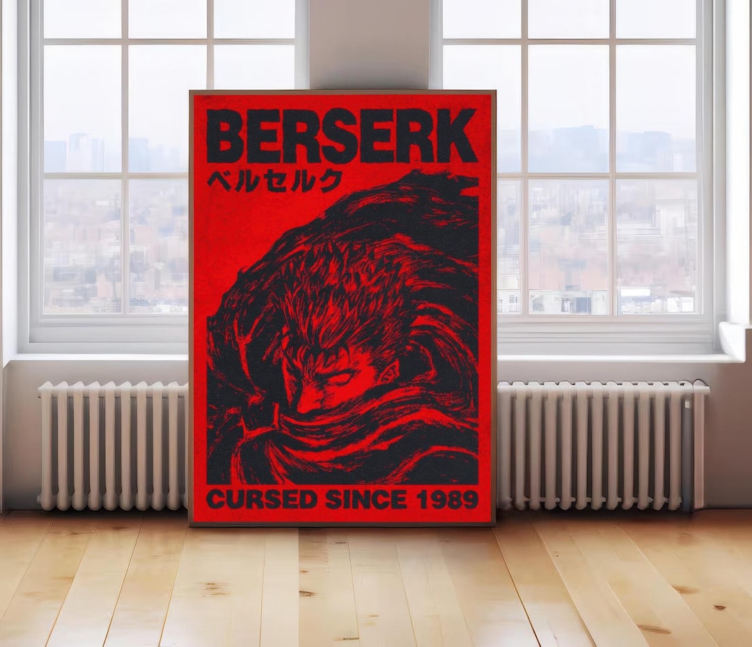 Berserk Poster, Digital Berserk Anime Gifts, Anime Wall Art for Your ...