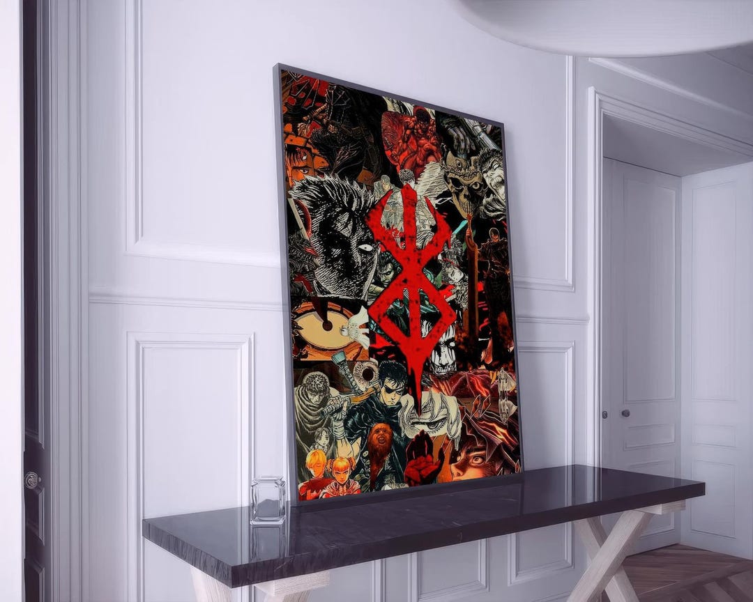 Berserk Poster, Digital Berserk Anime Gifts, Anime Wall Art for Your ...