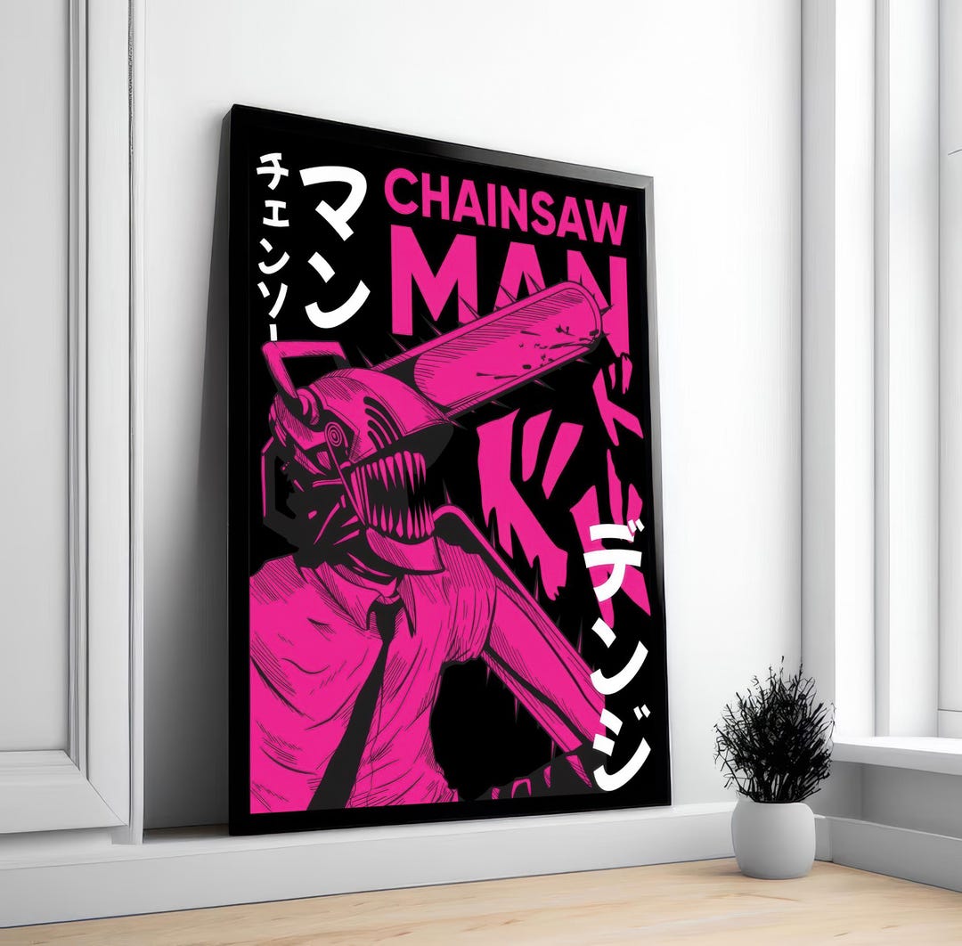 Chainsaw Man Denji Poster, Chainsaw Man Denji Digital Download Print ...