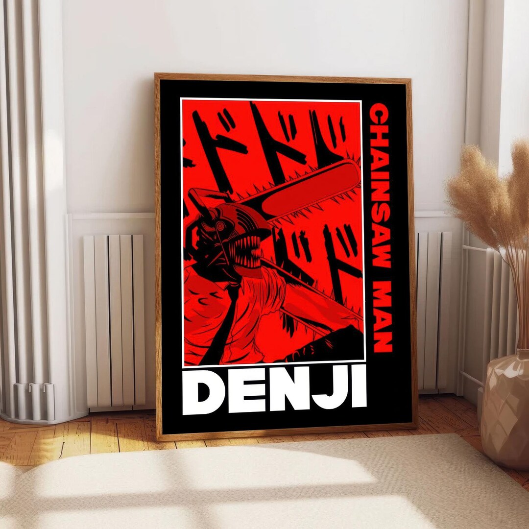 Chainsaw Man Denji Poster, Chainsaw Man Denji Digital Download Print ...