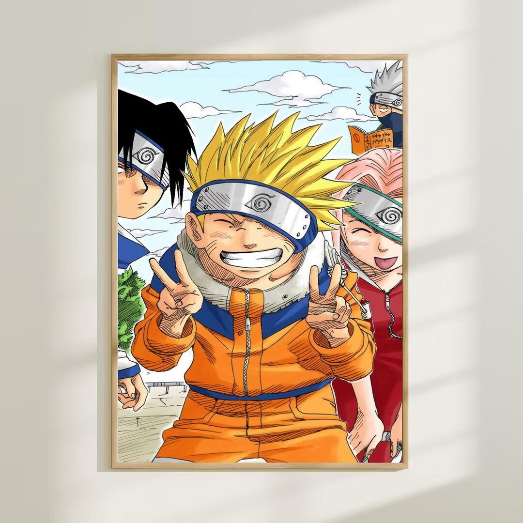 Naruto Uzumaki Anime Digital Download Print, Digital Anime Poster ...