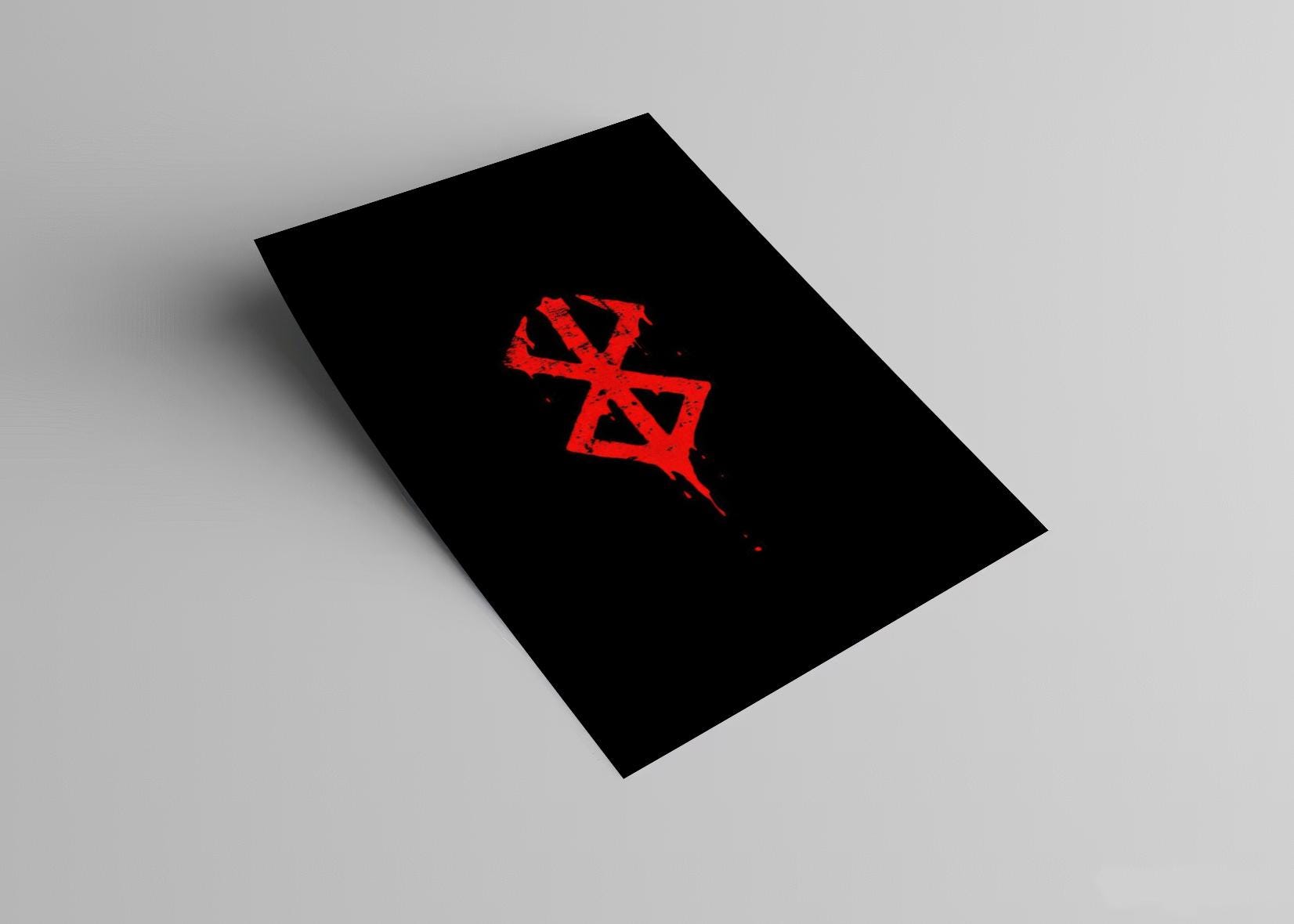 Berserk Anime Logo Digital Download Print, Berserk Anime Logo Print ...