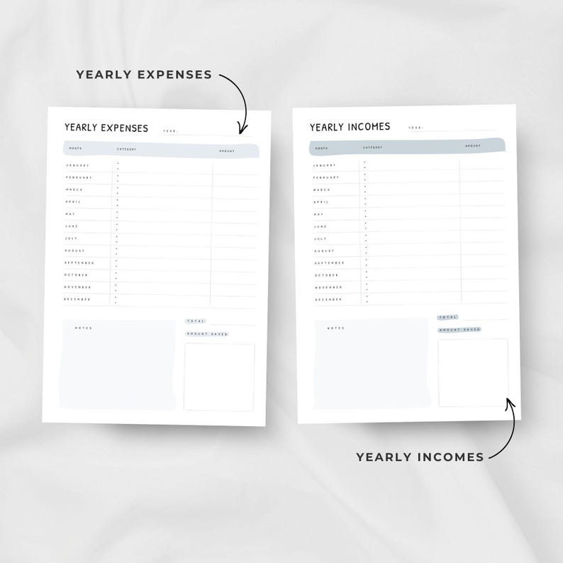 Income and Expense Tracker Printable: Business Money Management (A4 ...