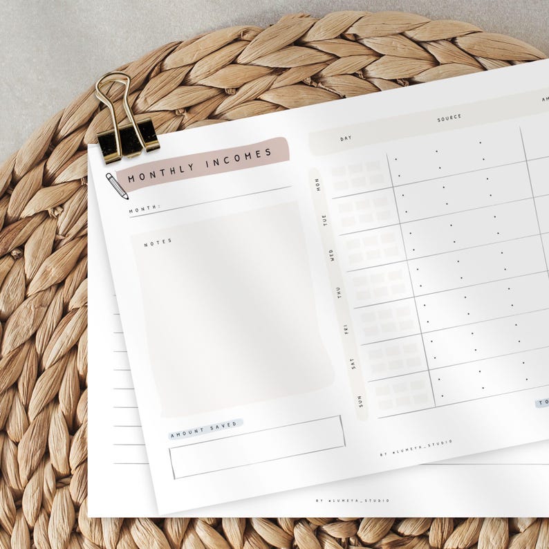 Printable Weekly Budget Planner With Expense and Income Tracker, Daily ...