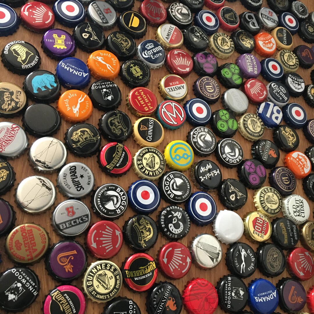Bottle Tops - a Random Selection of 16 - Perfect for My Magnetic Bottle ...