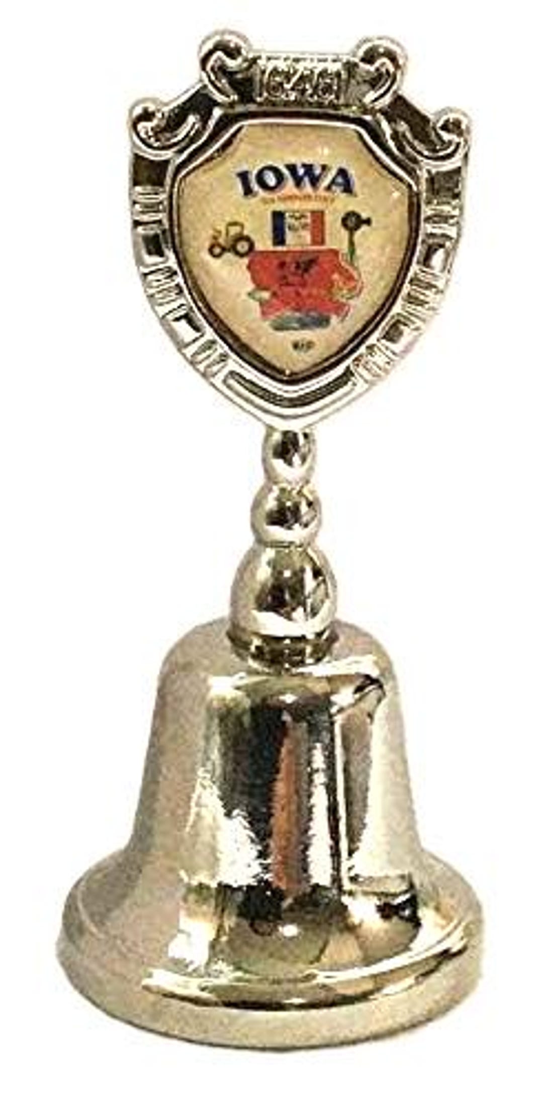 Iowa - IA Souvenir Collectible Dinner Bell, It Rings!!! Zinc Alloy ...
