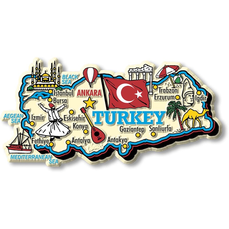 Turkey City Magnet - Etsy