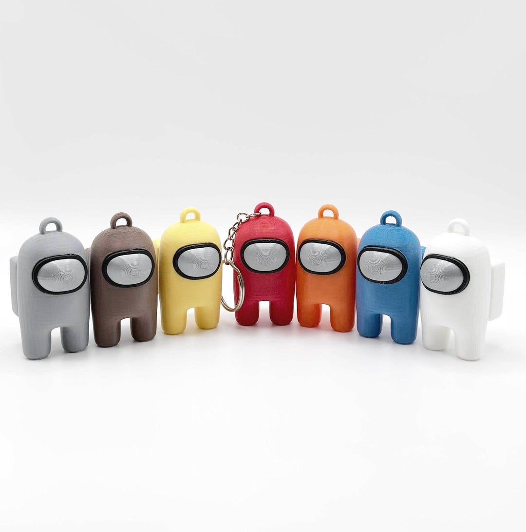 Among Us Keychain, Back to School, Crewmate Keychain, Party Favors ...