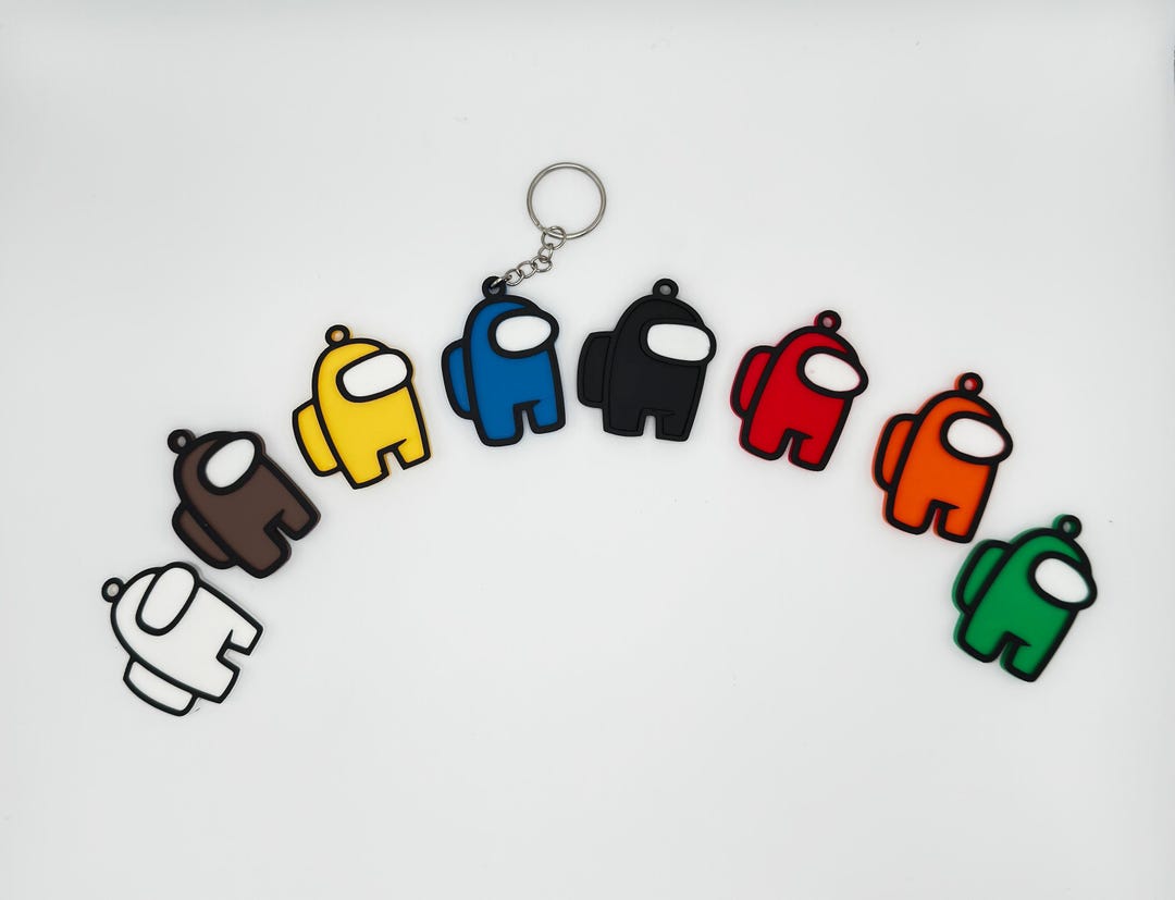 Among Us Keychain, Back to School, Crewmate Keychain, Party Favors ...