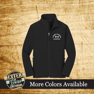 Custom Branded Youth Softshell Jacket-livestock Brand-farm and Ranch ...