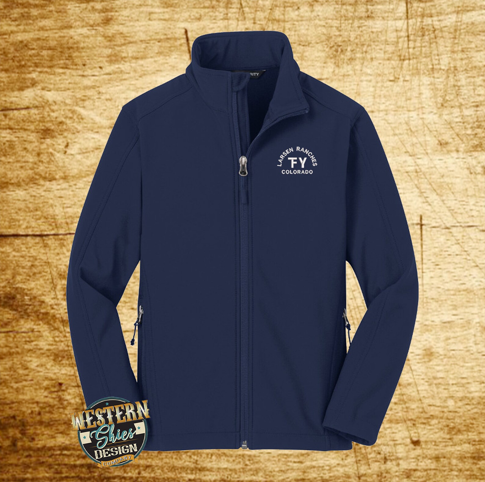 Custom Branded Youth Softshell Jacket-livestock Brand-farm and - Etsy