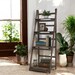 4 Tier Plant Stand Folding Wooden Ladder Rack for Flower Display and ...