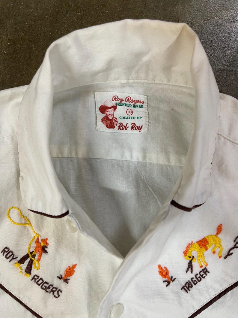 VTG 60s Rob Roy/roy Rogers Trigger Shirt - Etsy