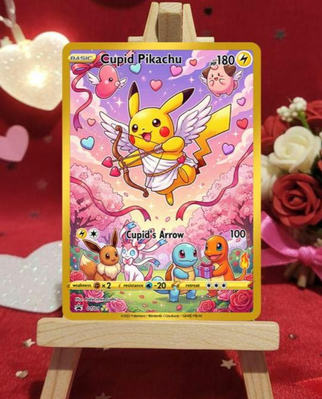 Limited Print - Valentine Pokémon Cards – Pikachu Cupid, Pikachu I ...