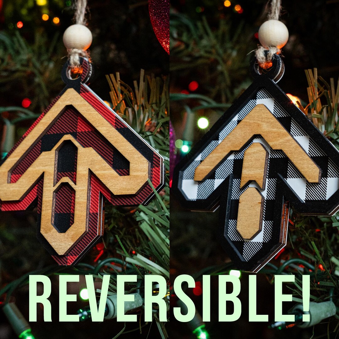 Dance Dance Revolution (DDR) Arrow Holiday Ornament With REVERSIBLE ...