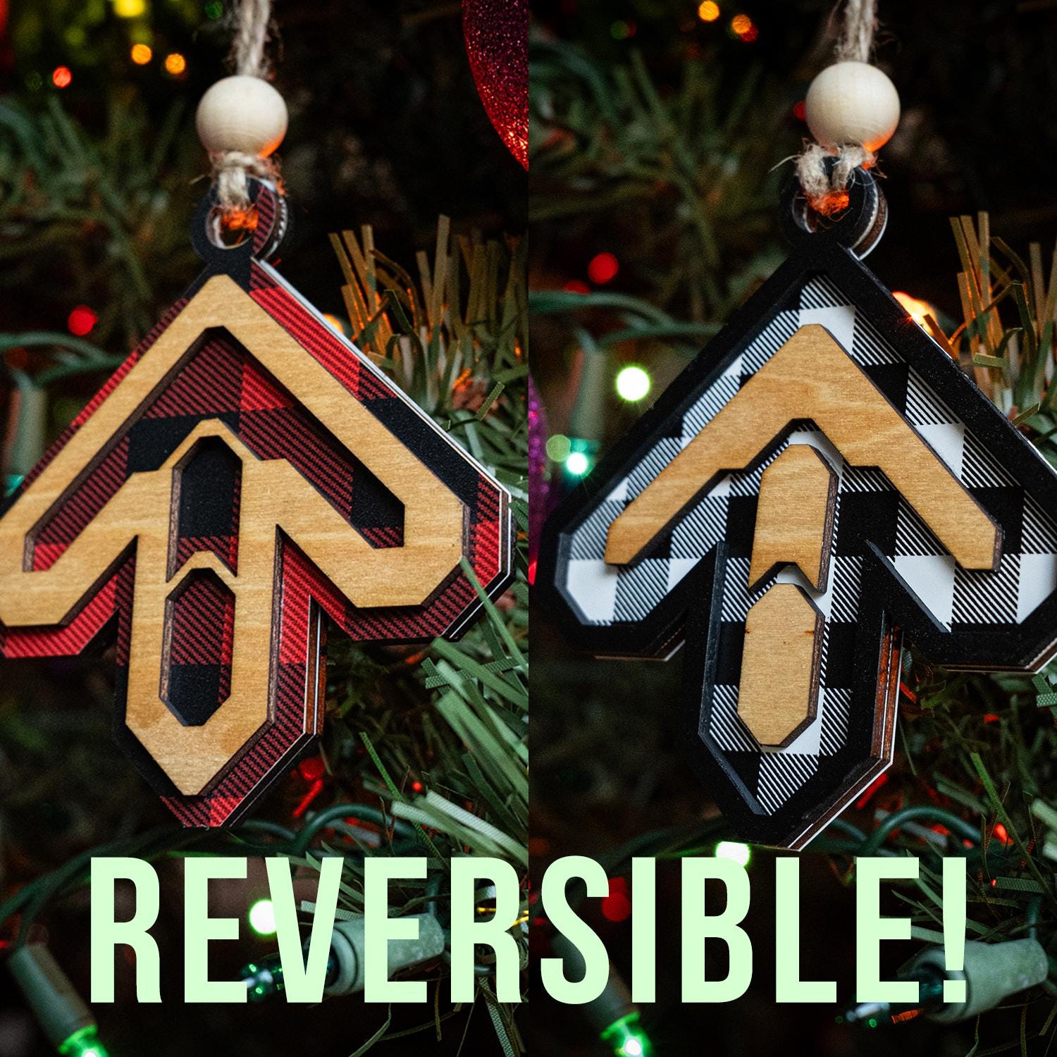 Dance Dance Revolution (DDR) Arrow Holiday Ornament With REVERSIBLE ...
