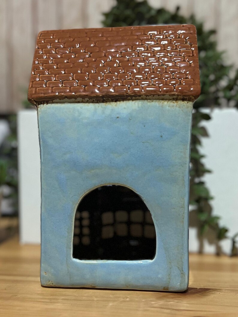 Ceramic Tea Light, the Old Bakery With Flower Window Boxes, Beautifully ...