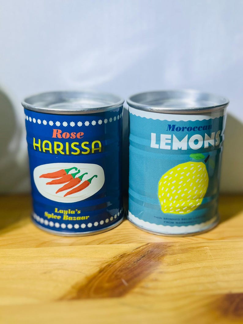 Moroccan Lemon and Rose Harissa Salt & Pepper Shaker Set a Table ...