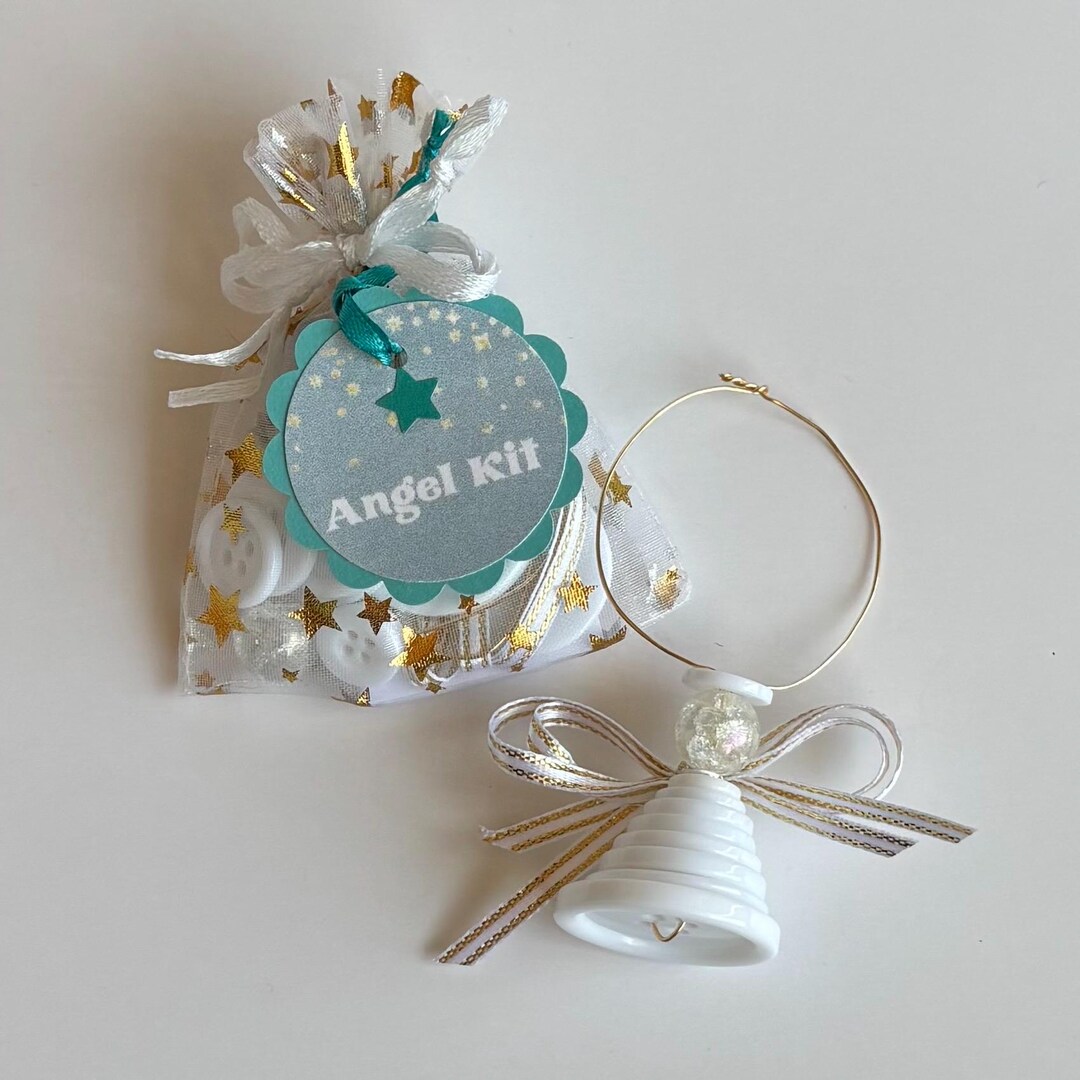 Button Angel Ornament Kit - Etsy