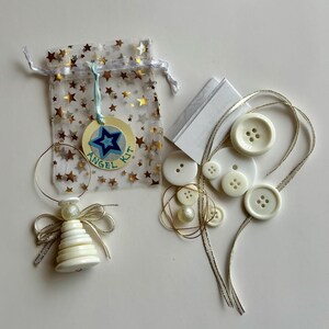 Button Angel Ornament Kit - Etsy