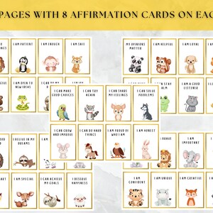 Kids Affirmation Cards | Animal Prints (digital Download - Etsy