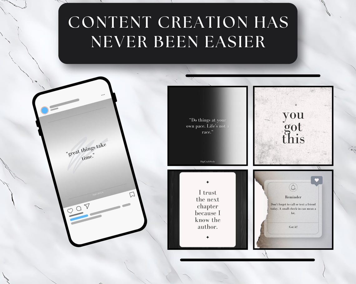 100 Dark Black Instagram Templates Social Media Dark Instagram ...