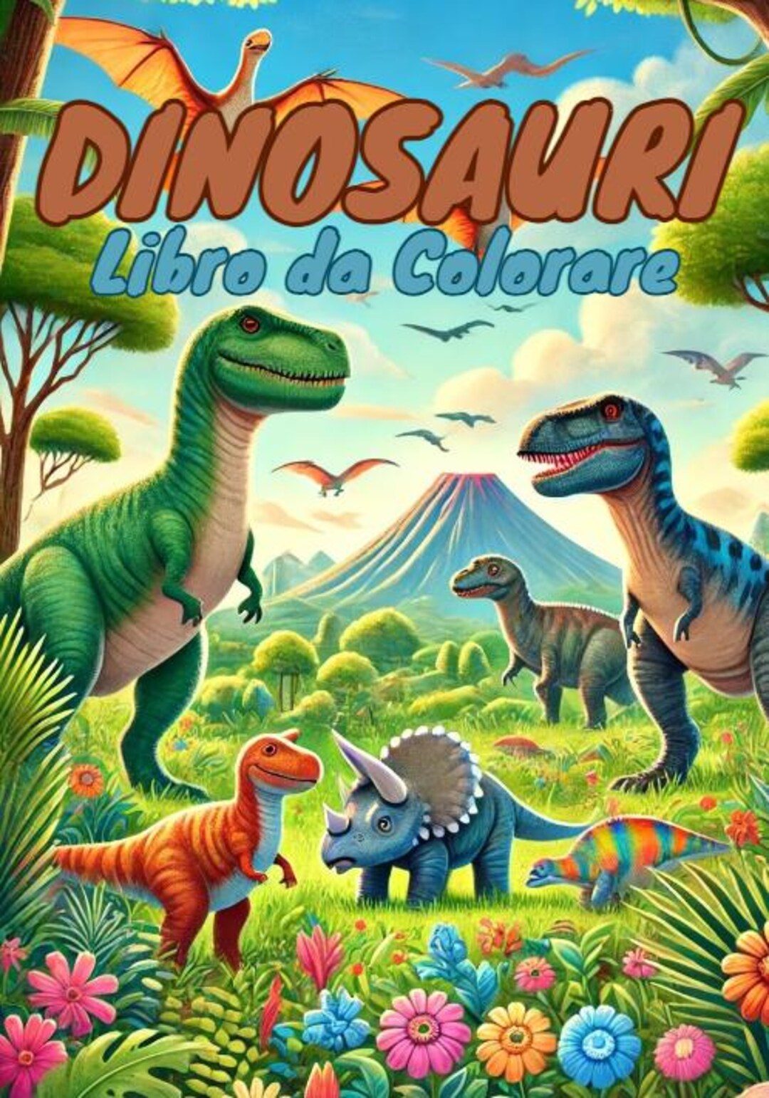 Dinosaur World Coloring Book for Little Adventurers - Etsy