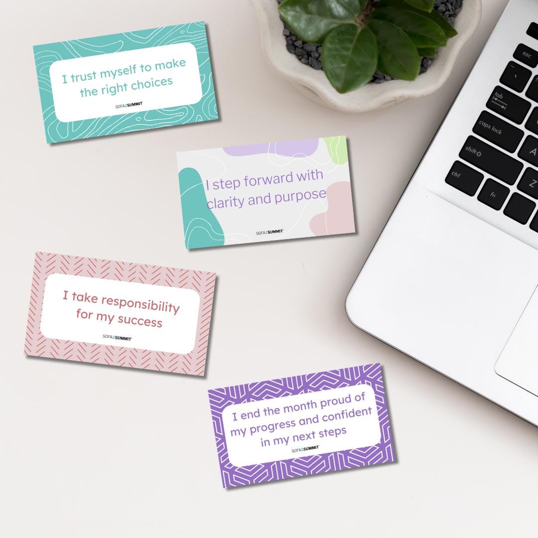 Printable Confidence Cue Cards – Digital Daily Affirmations PDF & JPEG ...