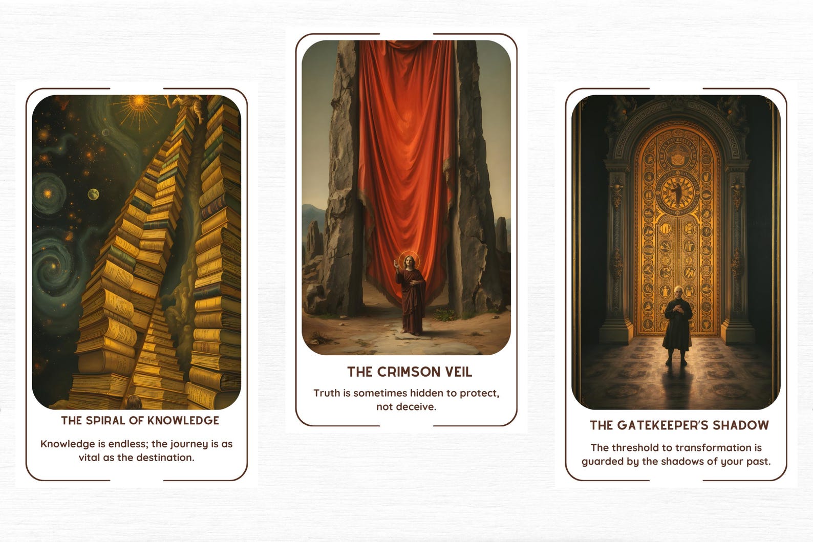 Occult Oracle Card Deck | 78 Mystical Cards for Intuitive Readings ...