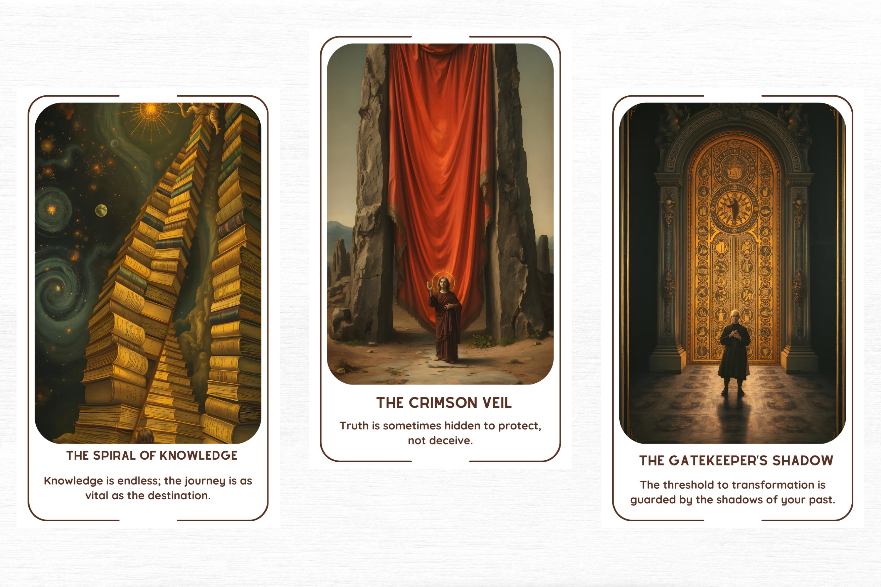 Occult Oracle Card Deck | 78 Mystical Cards for Intuitive Readings ...