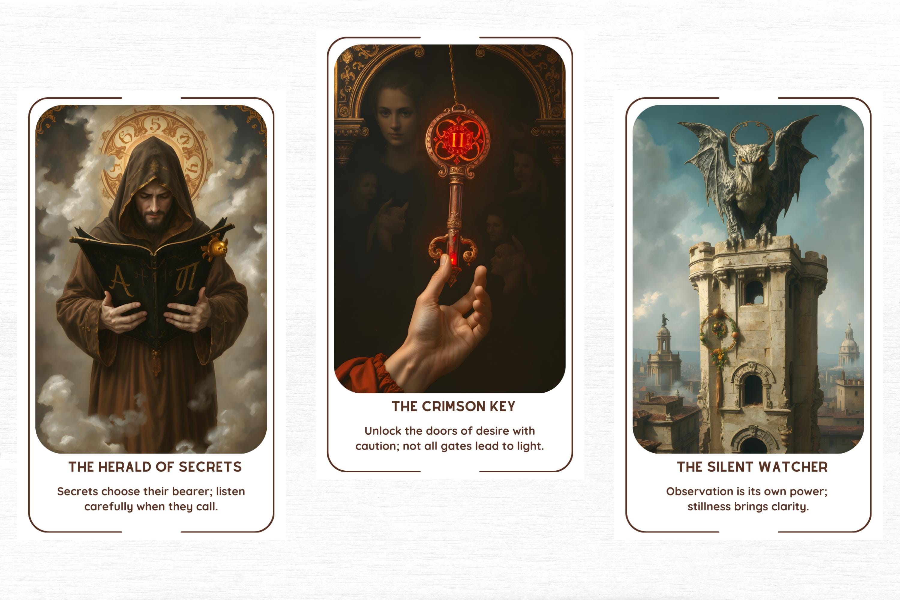 Occult Oracle Card Deck | 78 Mystical Cards for Intuitive Readings ...