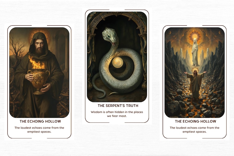 Occult Oracle Card Deck | 78 Mystical Cards for Intuitive Readings ...