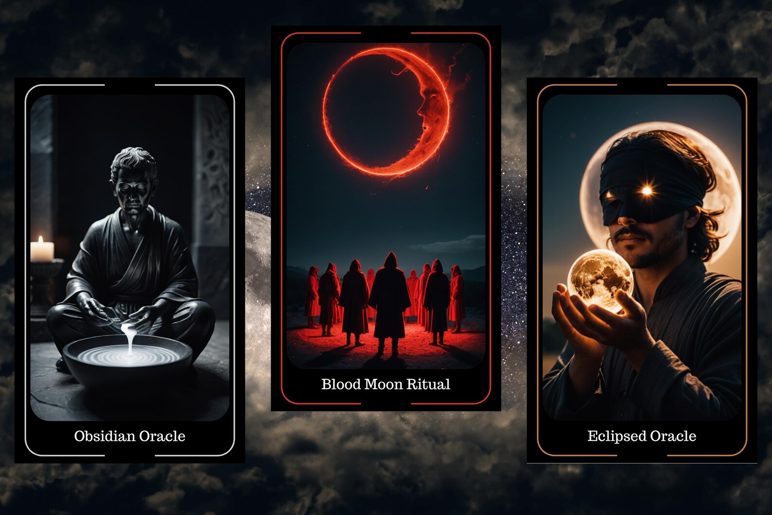 Mystic Shadows Oracle Deck | Unveil Mysteries & Hidden Truths - Etsy