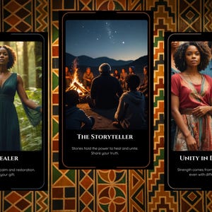 Black Ancestral Oracle Deck | Embark on a Sacred Journey of Ancestral ...