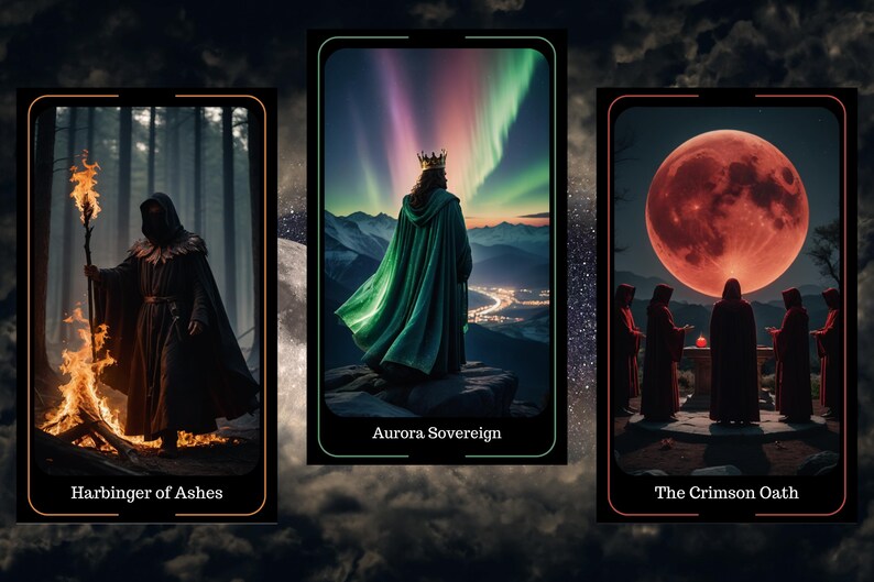 Mystic Shadows Oracle Deck | Unveil Mysteries & Hidden Truths - Etsy